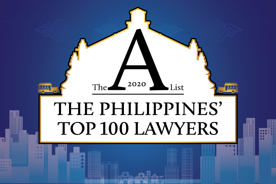 The Philippines Top 100 Lawyers - The A-List 2020 Winners