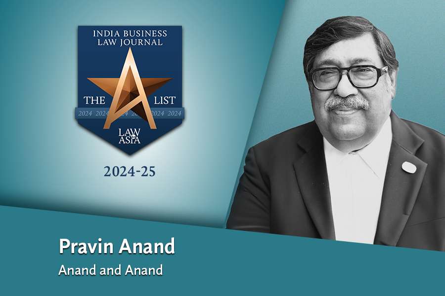 Pravin Anand > Anand and Anand > India Top Lawyers 2024-25