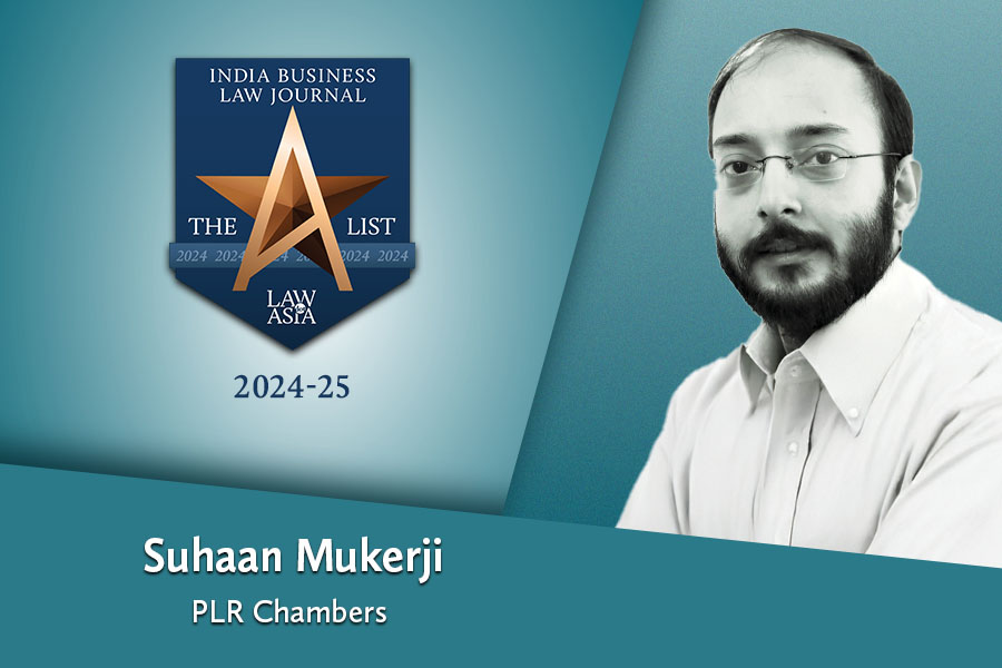 Suhaan Mukerji > PLR Chambers > New Delhi > India Top Lawyers 2024-25