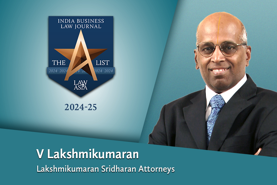 V Lakshmikumaran > Lakshmikumaran Sridharan Attorneys > Chennai > India ...