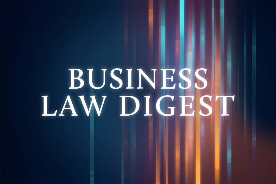 Business law digest | India Business Law Journal
