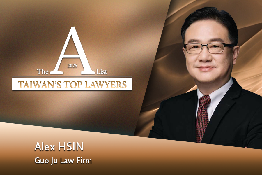 Alex HSIN > Guo Ju Law Firm > Taiwan Top Lawyers 2025