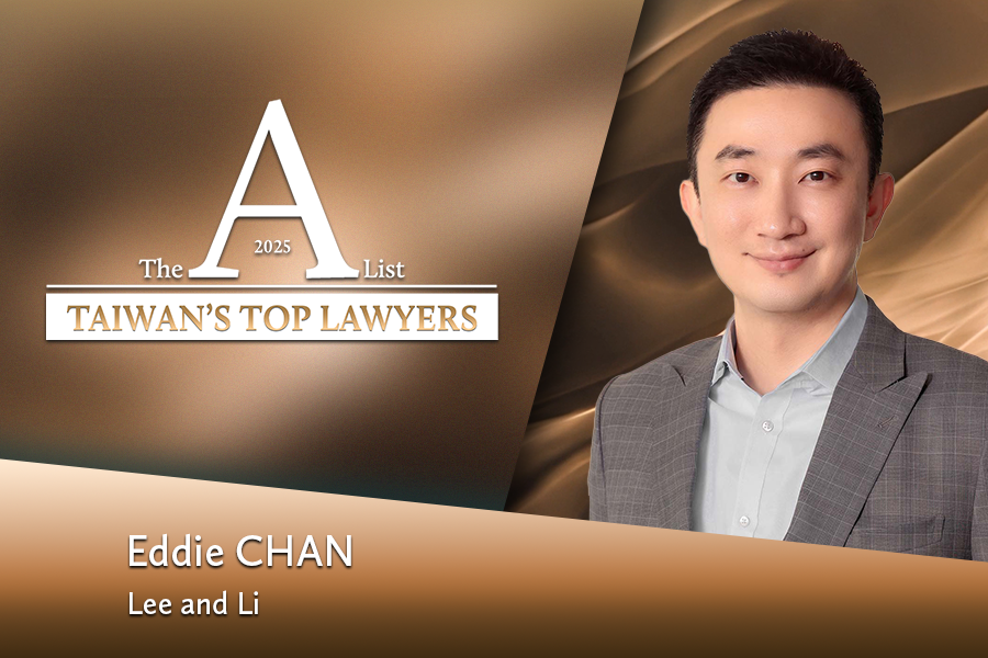 Eddie CHAN > Lee and Li > Taiwan Top Lawyers 2025