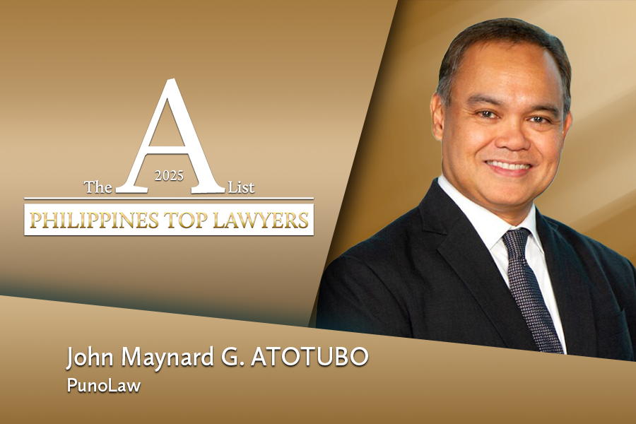 John Maynard G ATOTUBO > PunoLaw > Philippines Top Lawyers 2025