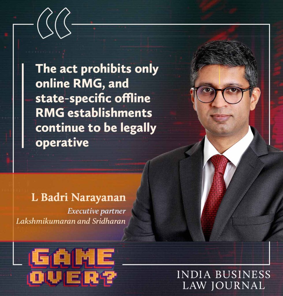 Anti-gambling act targets real-money gaming | India | Law.asia