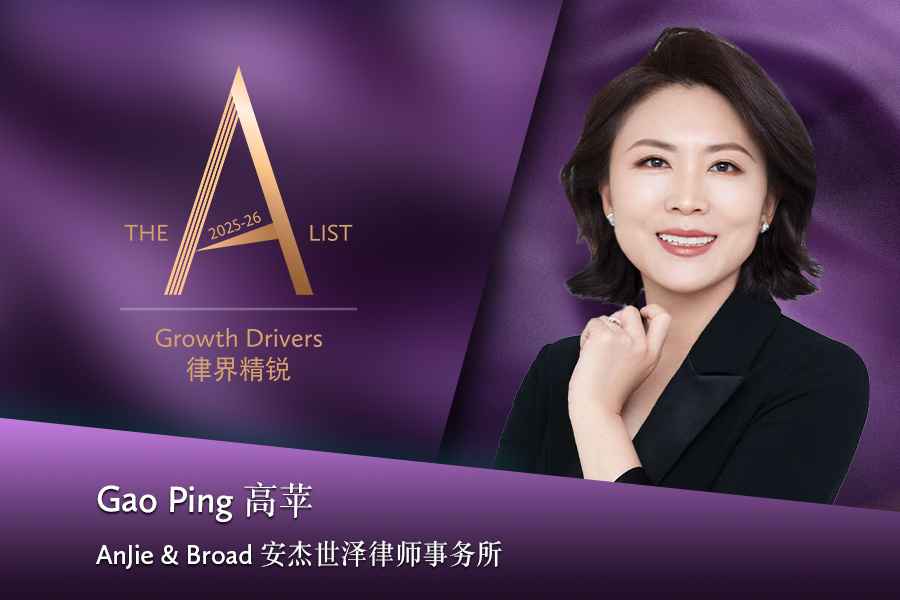 Gao Ping > AnJie Broad > Beijing > Lawyer Profile 2025